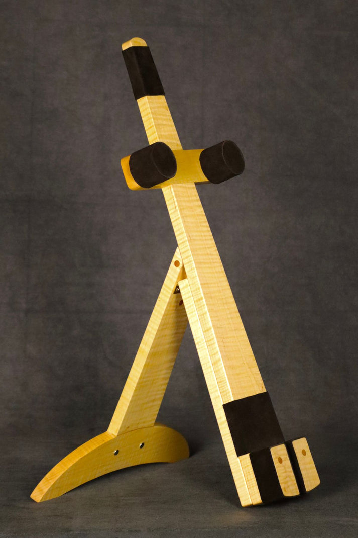 Dulcimer Stand - Curly Maple – Tindle Music Co